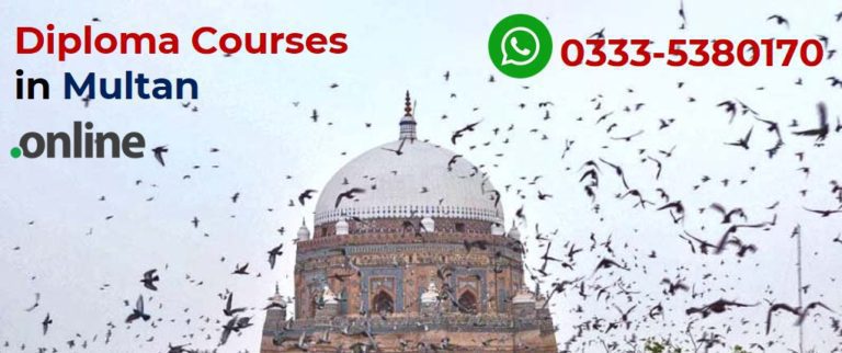 Online Diploma courses in Multan | Whatsapp 0333-5380170